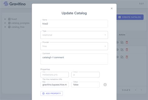Apache Gravitino Web Ui Apache Gravitino