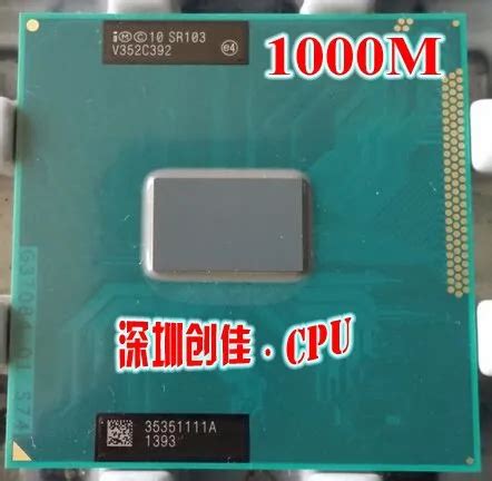 Original Intel Mobile Celeron cpu processor 1000M 1.8GHz L3 2M dual ...