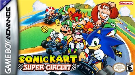 Sonic Smk Hack Of Mario Kart Super Circuit Gba Youtube