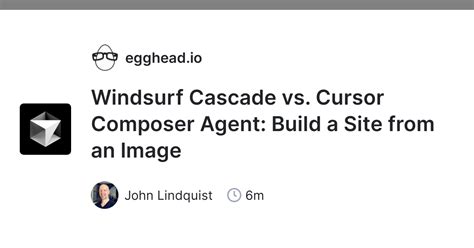 Windsurf Cascade Vs Cursor Composer Agent Build A Site From An Image