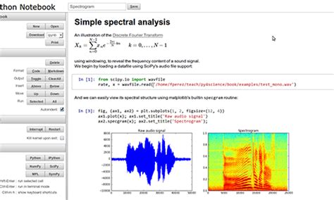 Notebooks Ipython Pour La Programmation Scientifique Pédagothèque De Lenpc
