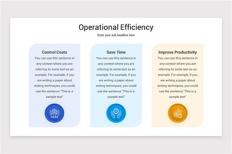 Operational Efficiency Powerpoint Template Nulivo Market