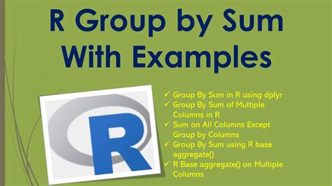 R Group By Sum With Examples Spark By {examples}