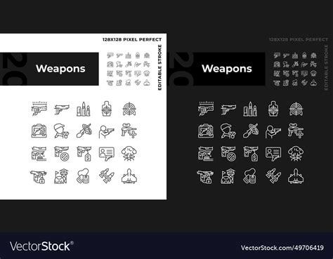D Customizable Pixel Perfect Light And Dark Vector Image