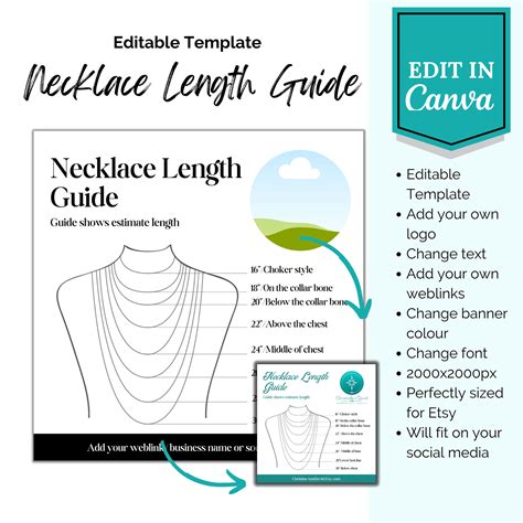 Necklace Length Chart Plus Size At Maria Adkins Blog
