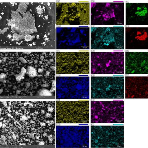 Microstructure And Element Distribution Map Of Different Deposit Download Scientific Diagram