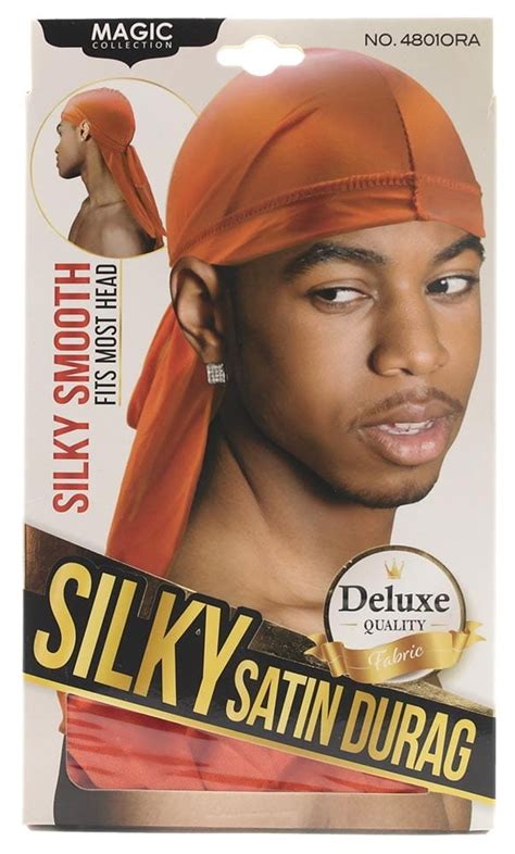 Silky Satin Durag Orange Deluxe Worldmart Dit Internationale