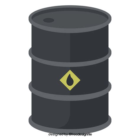 Oil Barrel Cartoon Drawing