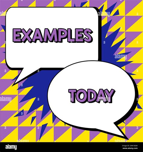 Conceptual Display Examples Word For Photo Sample Model To Follow