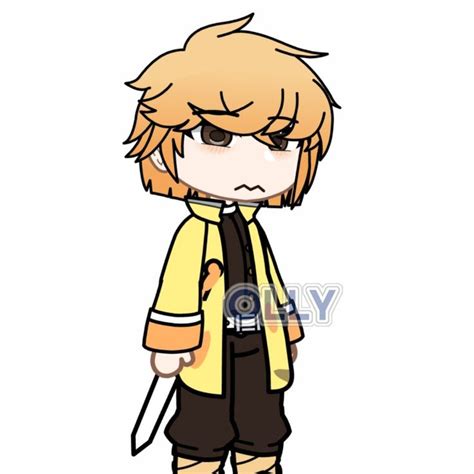 Elegant Zenitsu Artwork