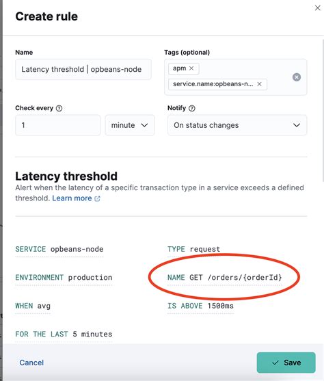 Apm Alerts For Specific Transaction Groups And Error Groups · Issue 152329 · Elastickibana