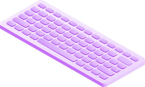 Isolated Keyboard Isometric Icon In Purple Color 24242645 Vector Art At Vecteezy