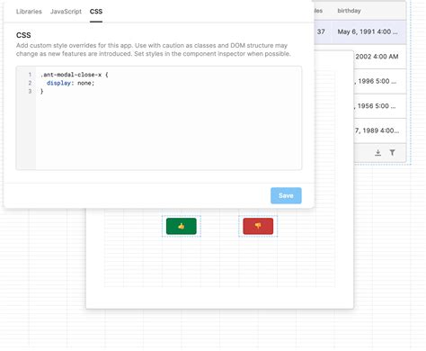 eliminating cross button in modal 💬 feature requests retool forum