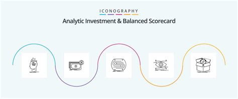 Analytic Investment And Balanced Scorecard Line 5 Icon Pack Including Focus Attention Flow