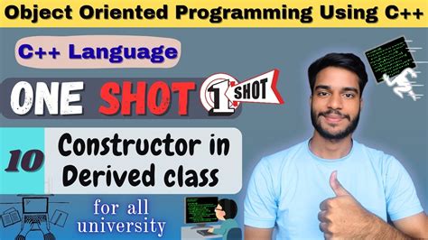 0ne Shot Constructor In Derived Class Object Oriented Programming