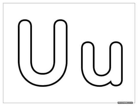 Free Preschool Printables Letter U