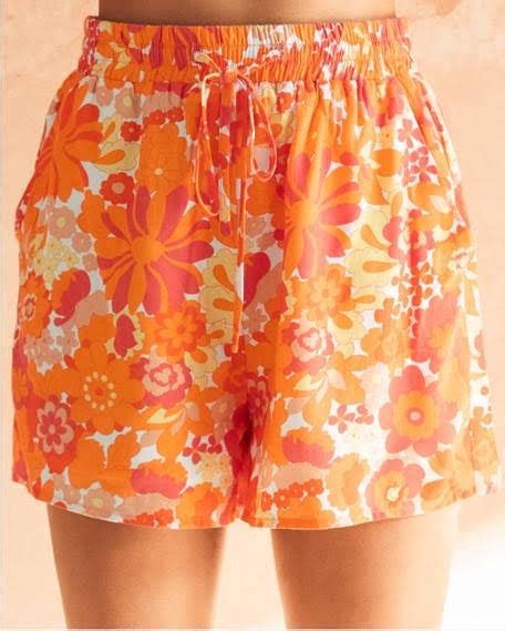 Mabel Flower Shorts Fossick And Co