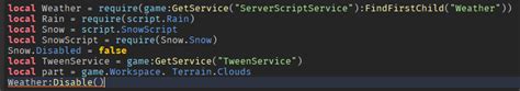 how do i disable a module script using a local script this went off