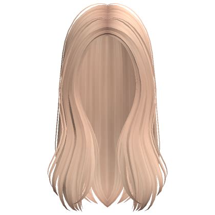 롱 소프트 스트레이트 푹신한 머리 블론드 Roblox