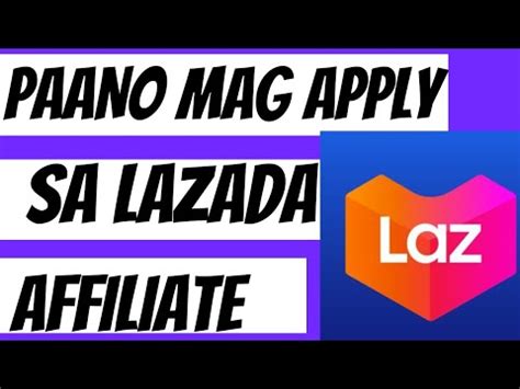 Paano mag Apply sa Lazada Affiliate? - YouTube
