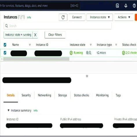 Aws Ec Console Instance Hosting Ubuntu Lts Iii Results Fig Download Scientific