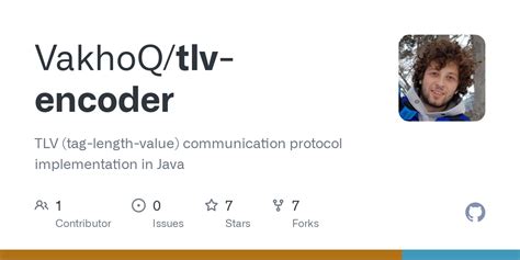 github vakhoq tlv encoder tlv tag length value communication