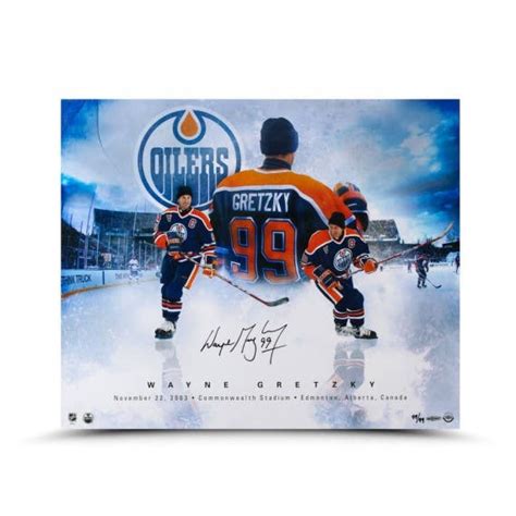 Wayne Gretzky Autographed One More Time Photo