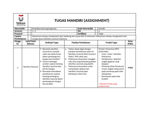 pb 3 tugas mandiri assignment pdf