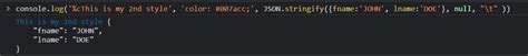 Style Console Log Like A PRO