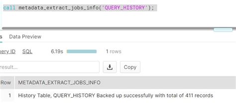 Accountusage Metadata Tables Backup Cloudyard