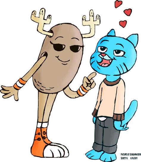 Penny And Gumball By Sb99stuff On Deviantart Вымышленные персонажи