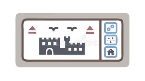 Smart Home Control Panel With Security And Automation Integrated System Vector Design