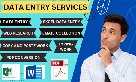 Do Data Entry Web Research Copypaste Excel Work Typing And Email