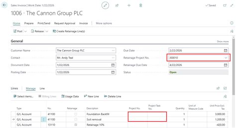 Sales Documents Without Referencing Project Planning Lines Homebuilder Docs