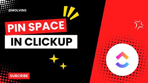 how to pin spaces in clickup easy steps youtube