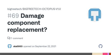Damage Component Replacement Issue Bigtreetech BIGTREETECH OCTOPUS V GitHub