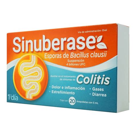 Sinuberase Suspensión Probioticos Bacillus Clausii 4 Billones De Ufc