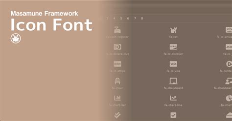 Iconfont Masamune Framework Gui Tools Unity Asset Store