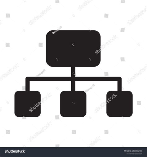 Hierarchy Structure Icon Simple Black Network Stock Vector Royalty Free 2511602769 Shutterstock