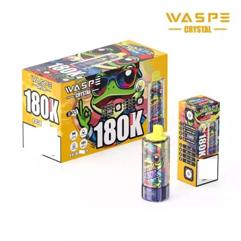 Waspe 8 In 1 Taste Crystal 180k Disposable Vapes 180000 Puffs Wholesale