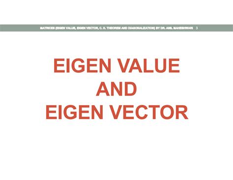 Solution Matrices Eigen Value Eigen Vector C H Theorem And