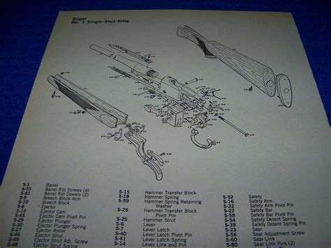 Ruger Mini 14 Ranch 187 And No 1 Single Shot Rifle Legend Exploded