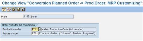 Solved Process Order Type SAP Community