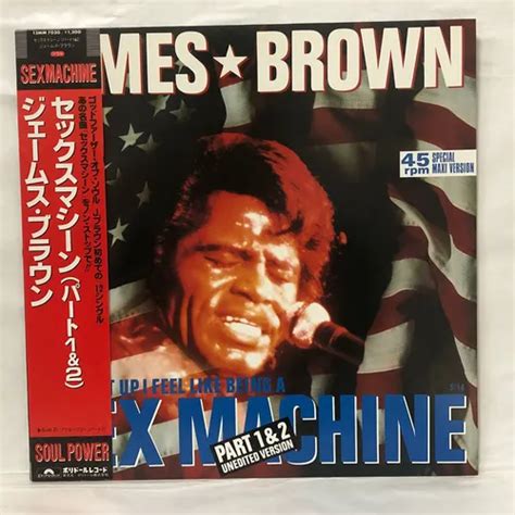 James Brown Sex Machine Part 1 And 2 Vinilo Japón Nm Obi Edición Limitada