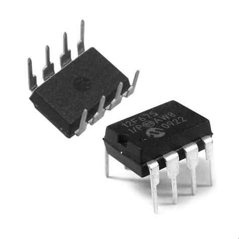 ic pic12f675 i p microcontroller microchip 10 bit tube at ₹ 28 00