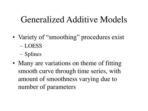 Ppt Generalized Additive Models Powerpoint Presentation Free
