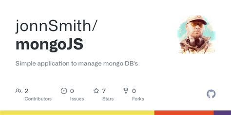 github jonnsmith mongojs simple application to manage mongo db s