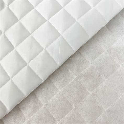 White Quilted Fabric