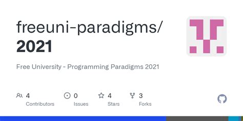 GitHub Freeuni Paradigms 2021 Free University Programming Paradigms 2021