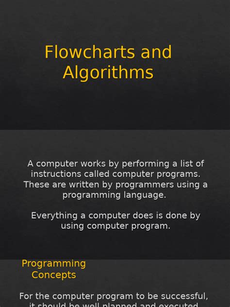 Flowcharts And Algorithms In Programming Pdf Computer Programming